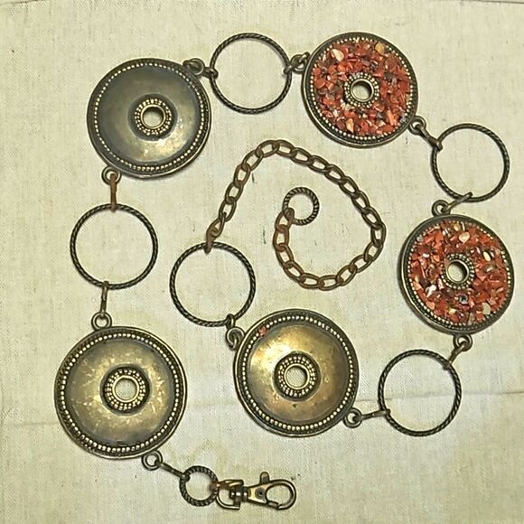 Anthropologie | Accessories | Vintage Anthropologiered Stone Inlay ...